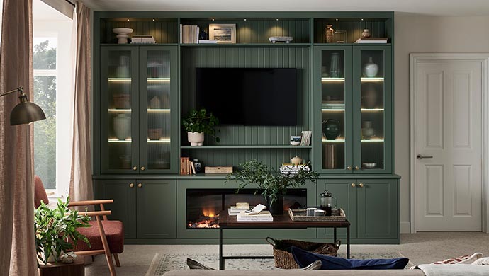 Integrated Wall and Fitted Furniture Feature Panels | Sharps