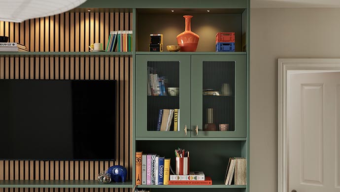Fitted Corner TV Units | Bespoke Built-in Media Units | Sharps