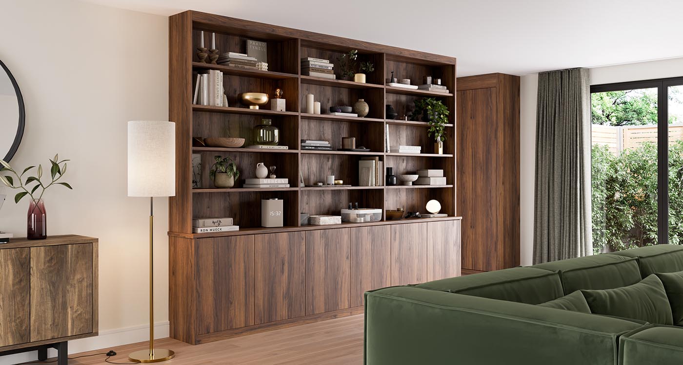 Fitted Home Library Bookcases | Built-In and Bespoke | Sharps