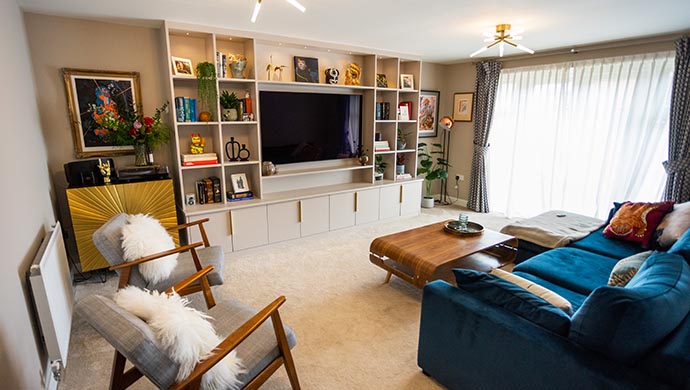 Blue living room ideas | Sharps