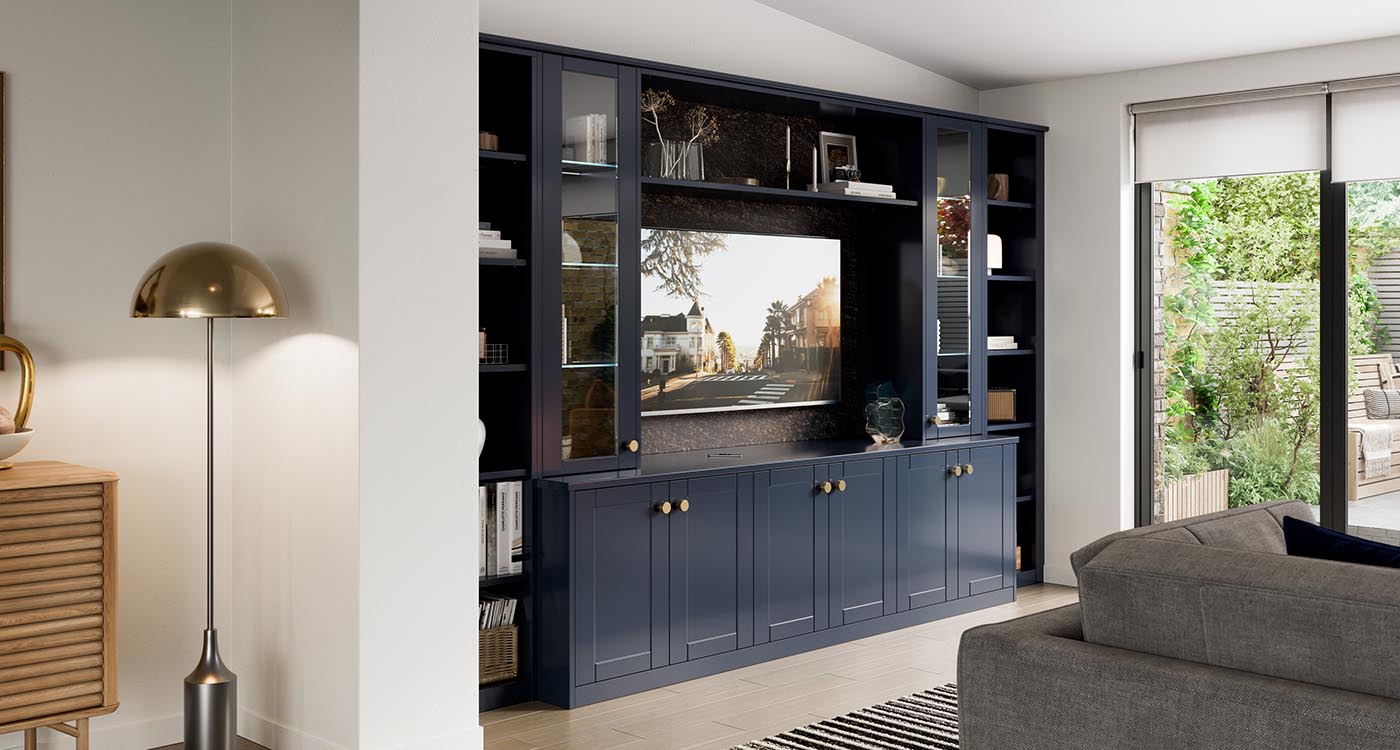 How to plan a media unit for any size TV | Sharps