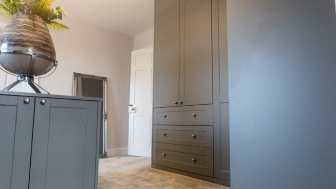 Slate Grey Dressing Room | Sharps
