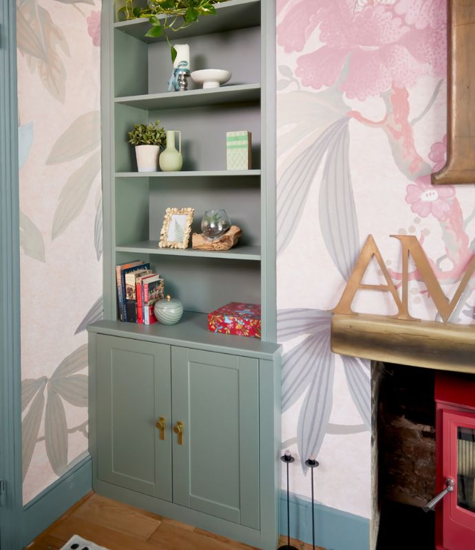 A beautiful alcove transformation in Willow Green | Sharps