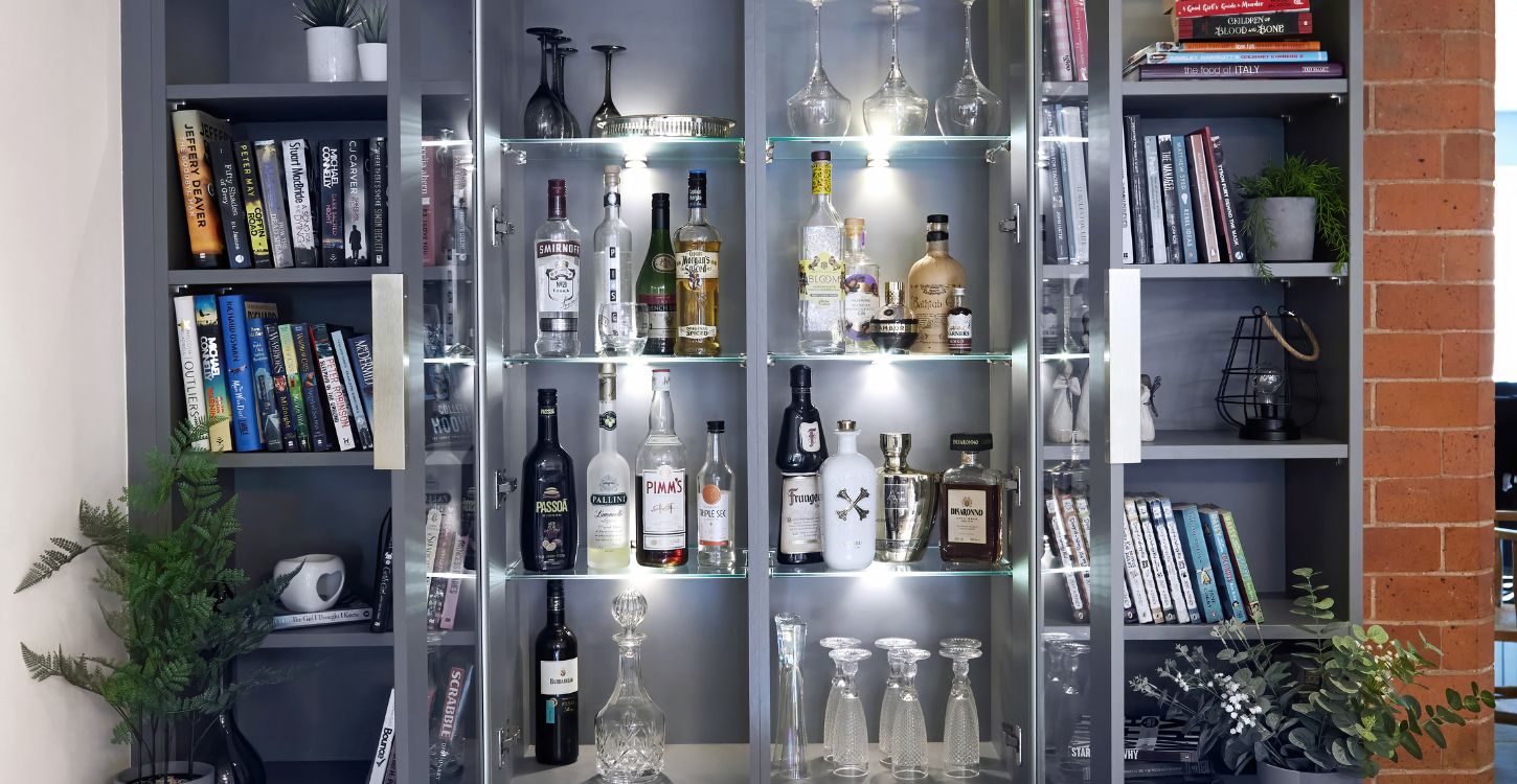 A beautiful bespoke bar to house your drinks | Sharps