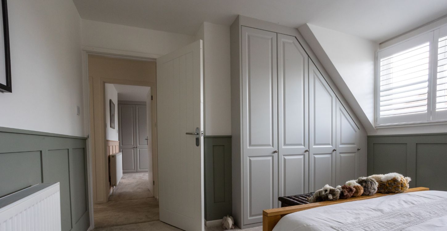 A house full of sloped ceilings and awkward angles