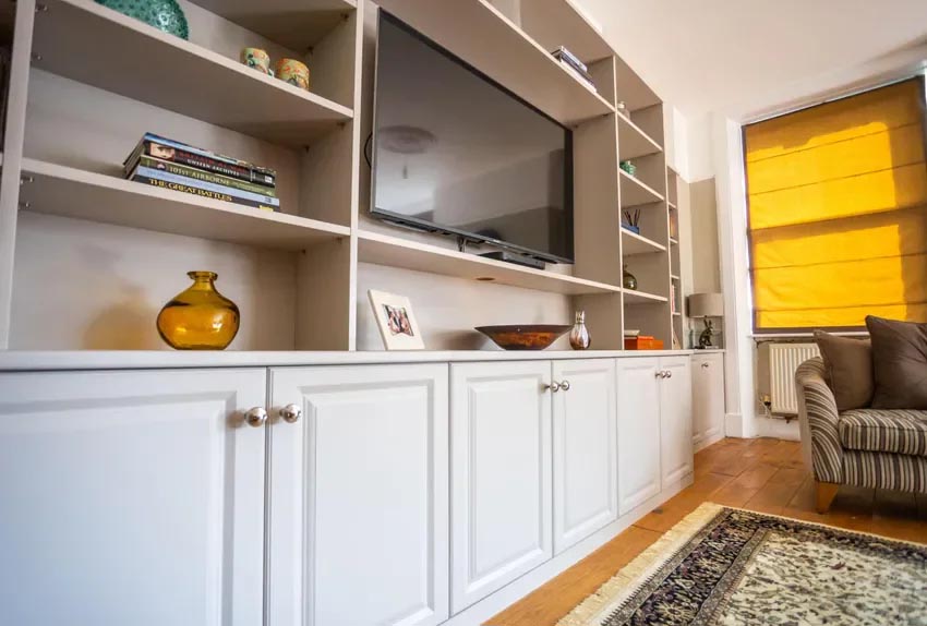 An impressive bespoke media unit | Sharps