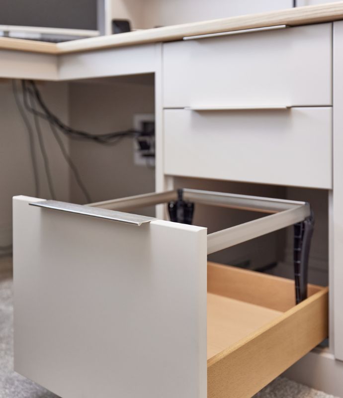 Designing an efficient and stylish dedicated home office for Megan and ...