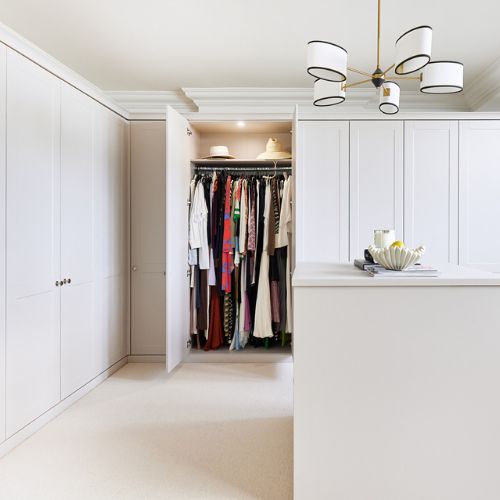 Elegant dressing room design for Montana Brown | Sharps