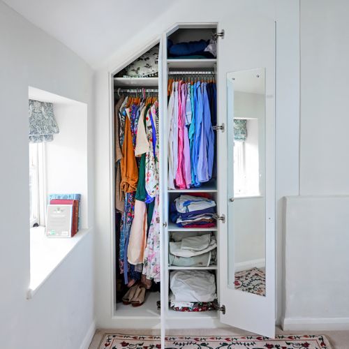 Cosy Cottage Bedroom Enhanced With Fitted Wardrobe