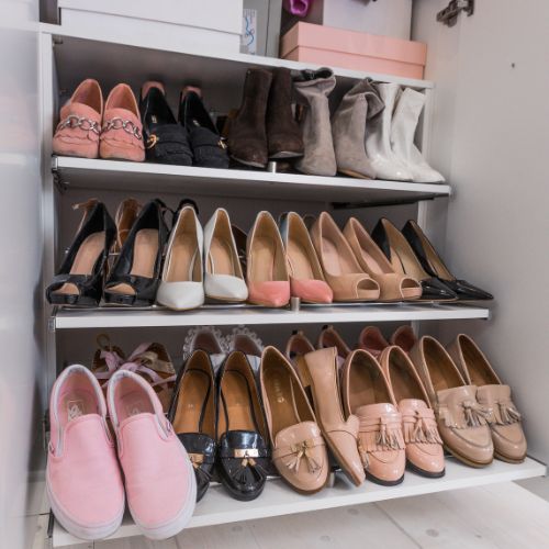 Freddy’s luxurious bedroom and dressing room in her loft conversion