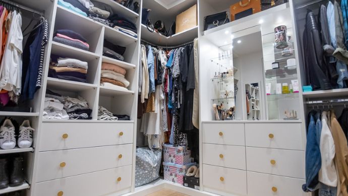 His and hers master dressing room of dreams for Steph and her husband ...