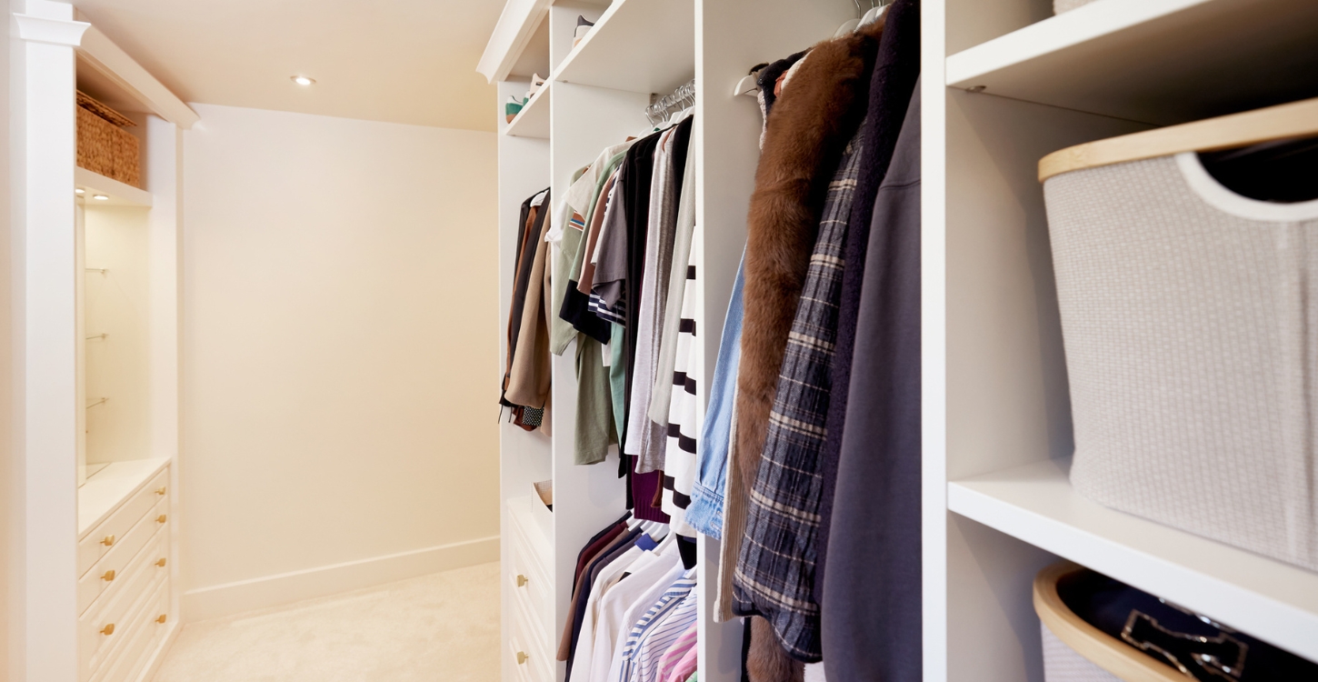 Kristy Green’s walk-in wardrobe is pure elegance