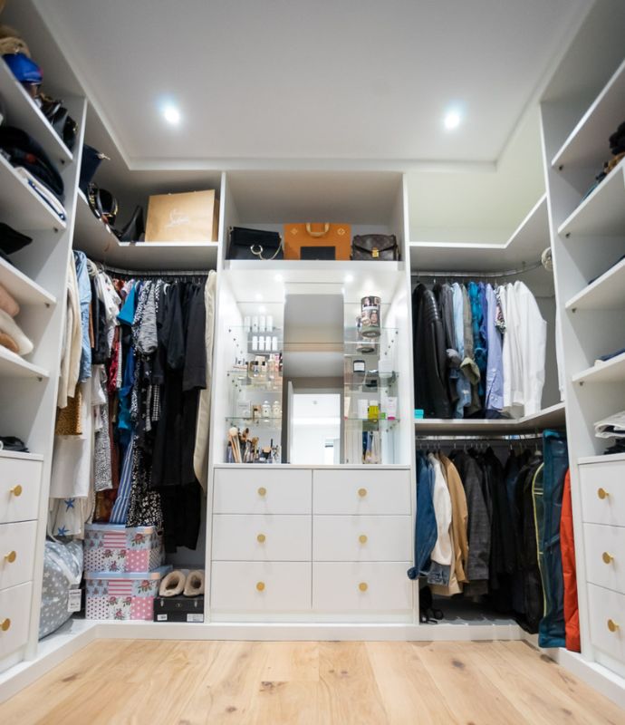 Maddie’s Walk-in Wardrobe helps her to be beautifully organised | Sharps