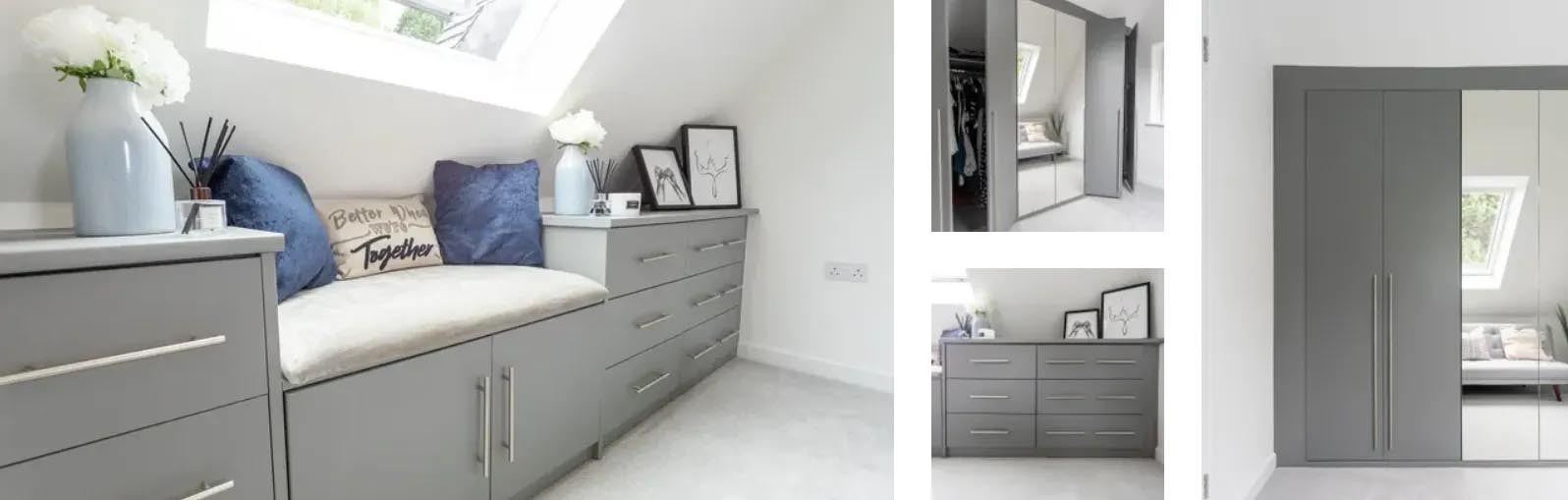 Made to measure wardrobes with a sloped ceiling | Sharps