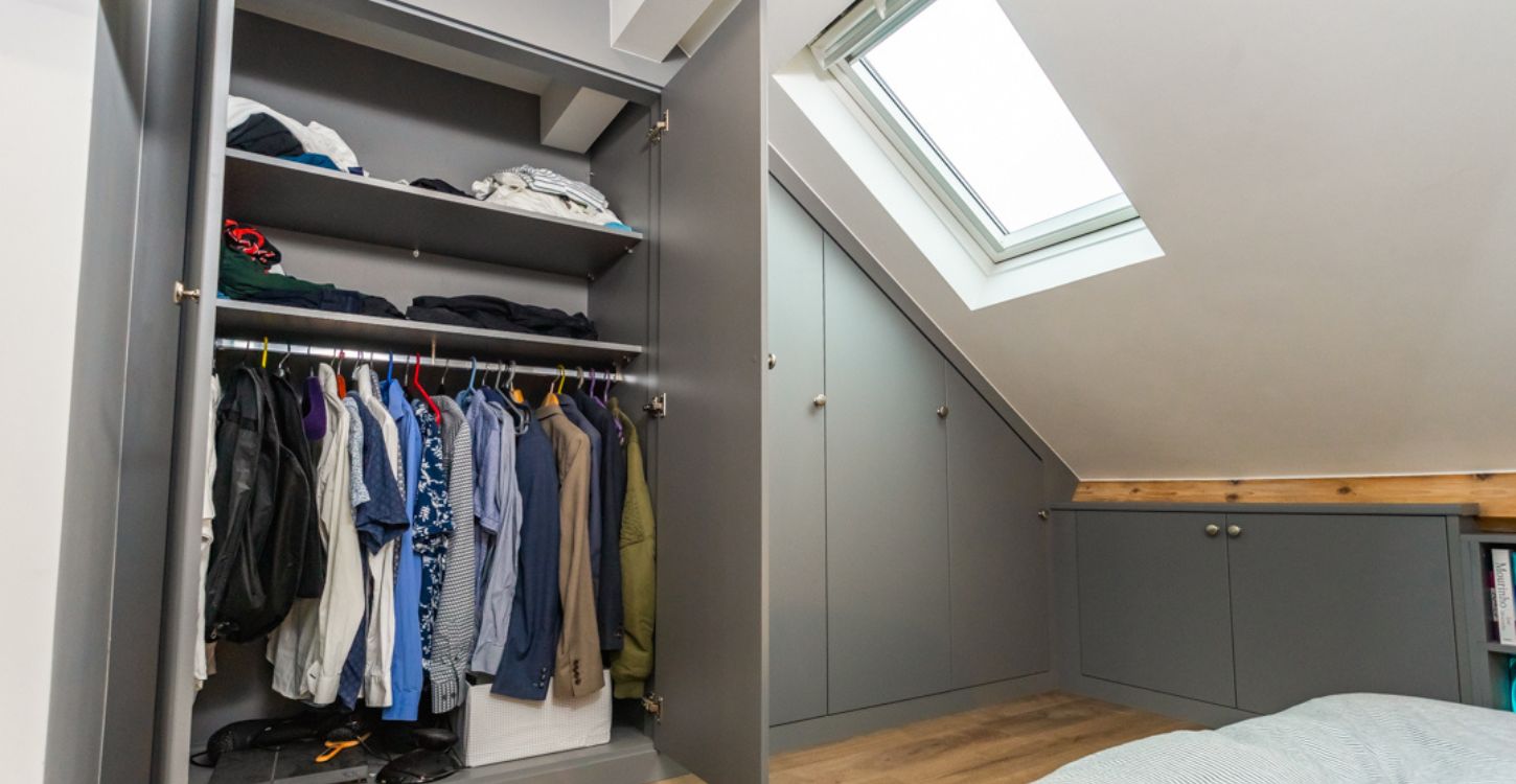Rachel's loft conversion with maximum storage | Sharps