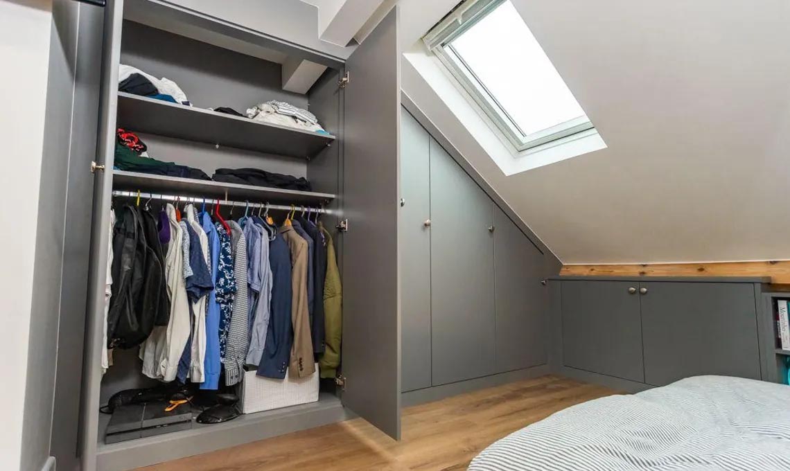 Maximising storage in a loft conversion | Sharps
