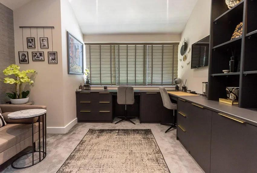 Naveen's stylish Home Office space | Sharps