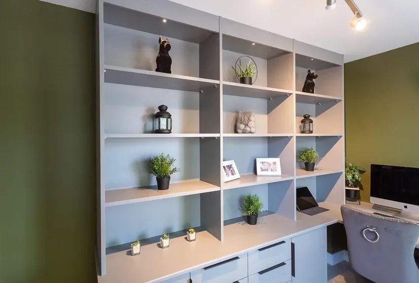 Slate Grey contemporary home office | Sharps