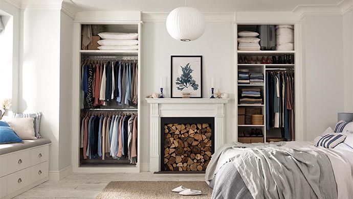 8 Small Walk In Wardrobe Ideas To Transform Your Tricky Space | Sharps