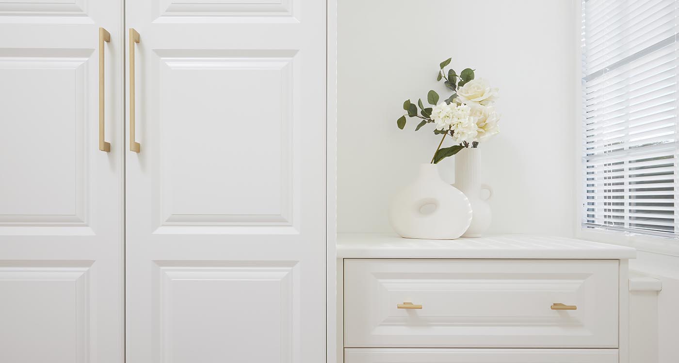 Spare Room Transformed Into Luxury Neutral Dressing Room | Sharps