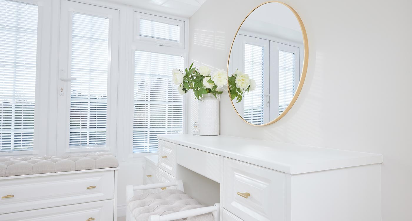 Spare Room Transformed Into Luxury Neutral Dressing Room | Sharps