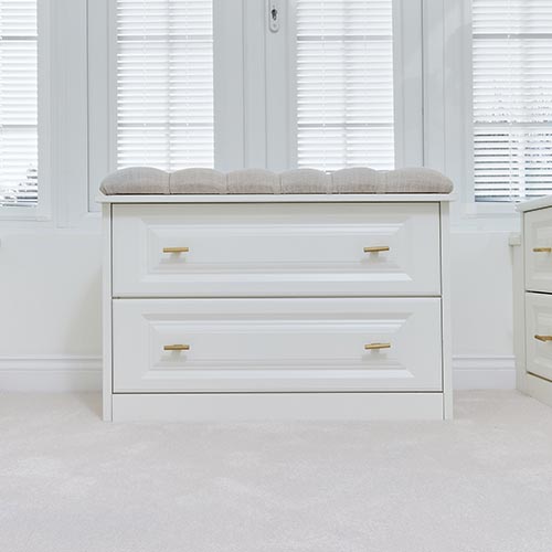 Spare Room Transformed Into Luxury Neutral Dressing Room | Sharps