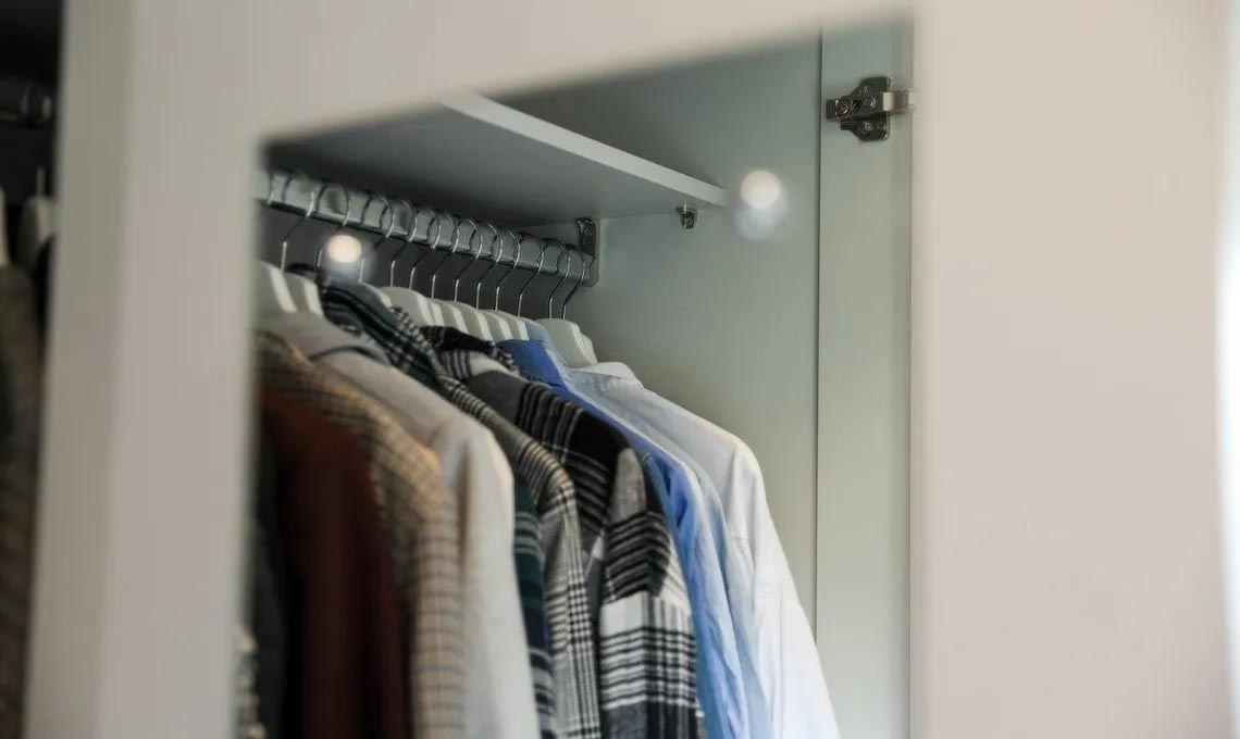 Stunning grey and copper dressing room transformed | Sharps