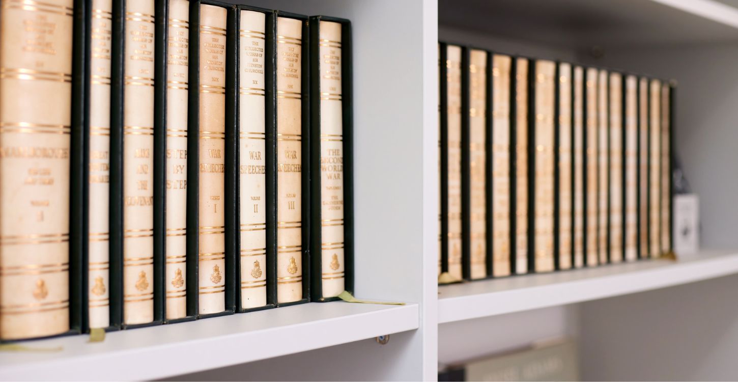 Tailor-made bookcase for a loft reading room | Sharps