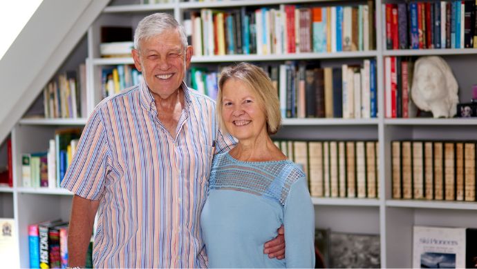 Tailor-made bookcase for a loft reading room | Sharps