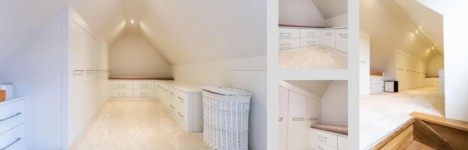 Taking beautiful storage space to another level in an awkward loft ...