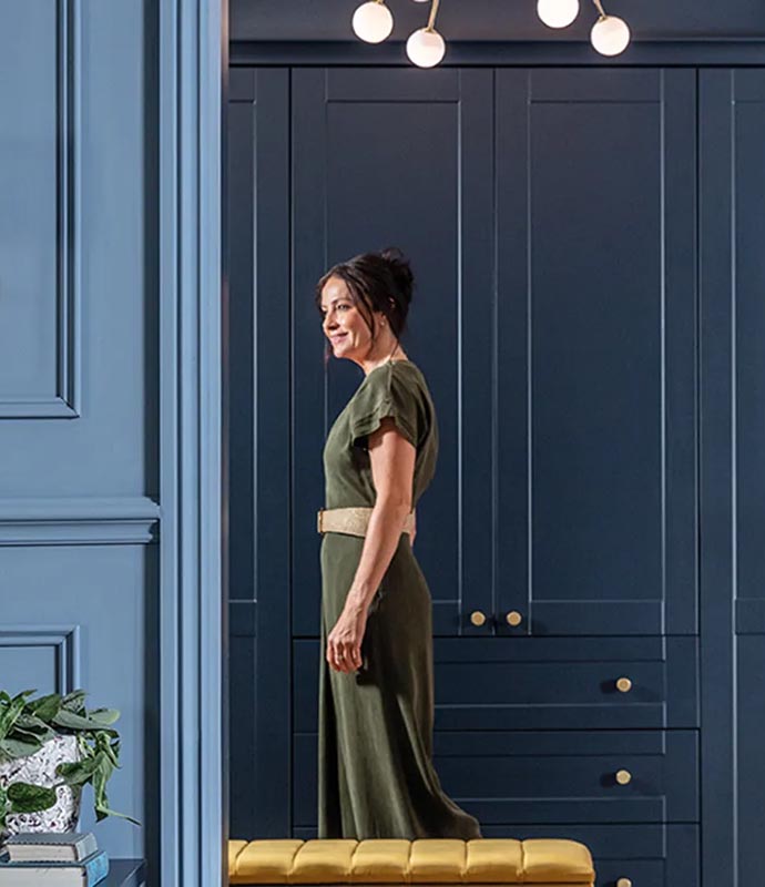 Blue Fitted Wardrobes | Sharps