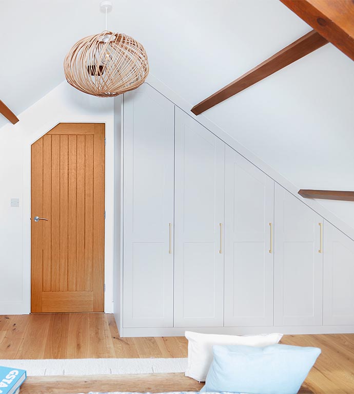 Panelled Wardrobes | Fitted Bedroom Furniture | Hampton | Sharps