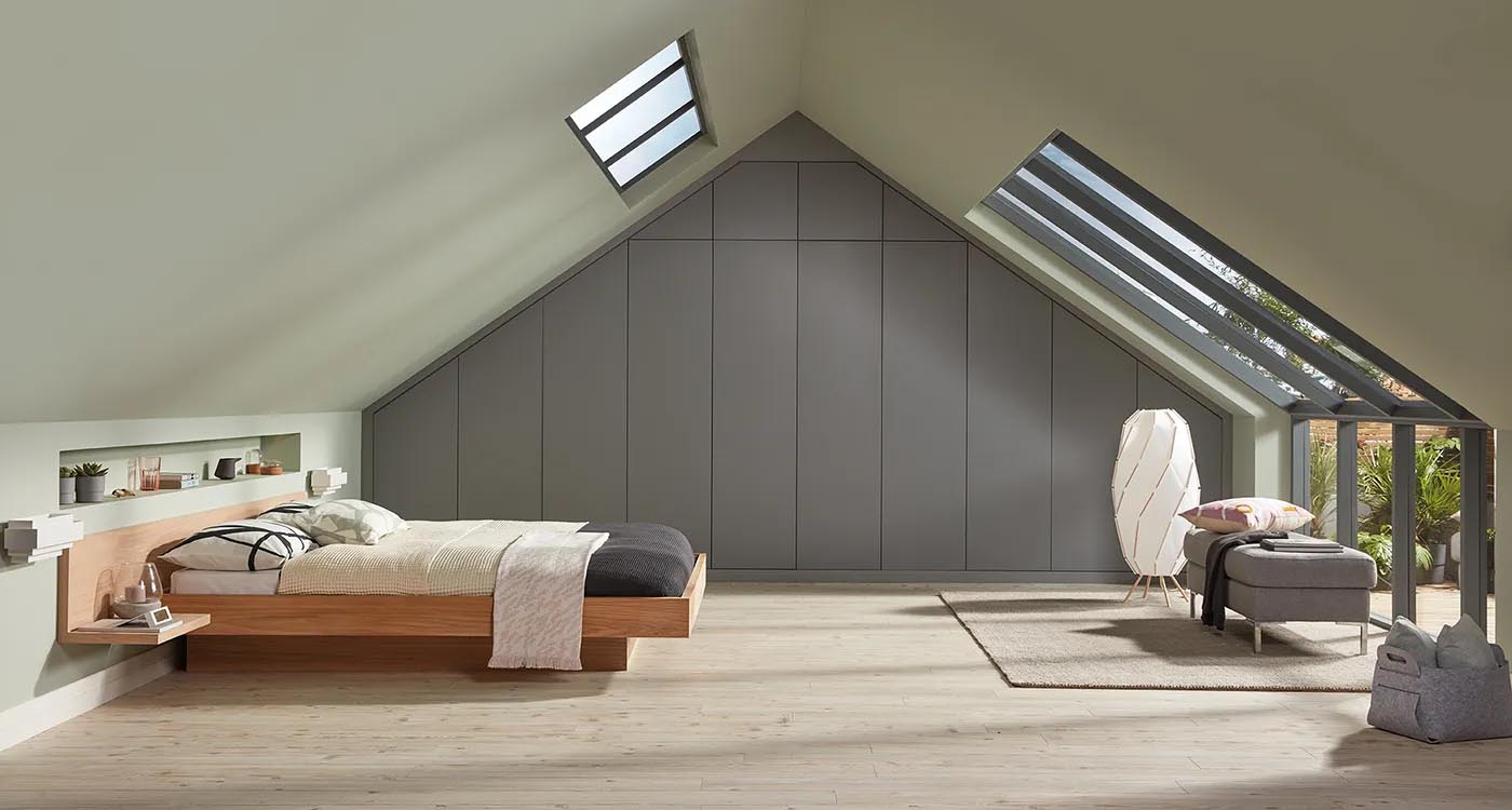 Fitted Sloping Ceiling Wardrobes | Sharps