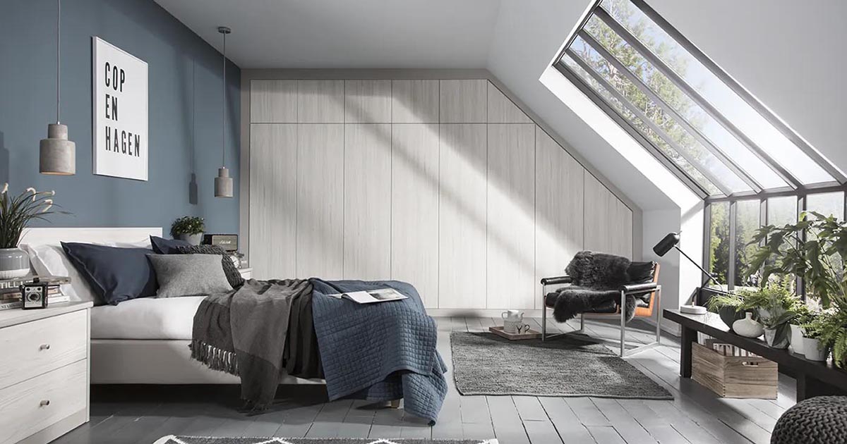 Fitted Sloping Ceiling Wardrobes | Sharps