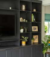 Media Unit in Graphite is the Perfect Home for Lisa’s TV | Sharps