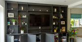 Media Unit in Graphite is the Perfect Home for Lisa’s TV | Sharps
