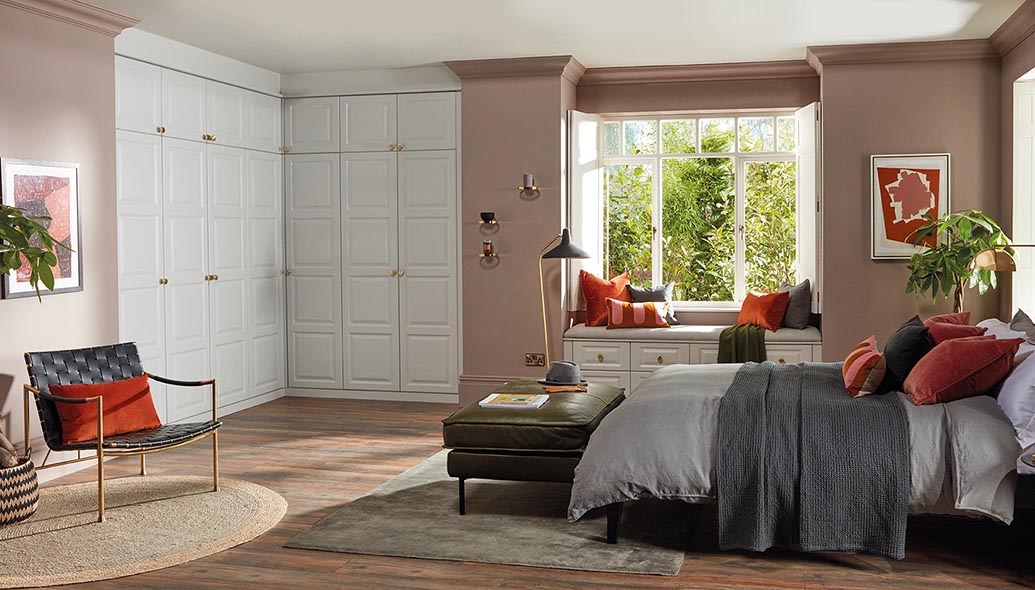 Panelled Wardrobes | Fitted Bedroom Furniture | Hampton | Sharps