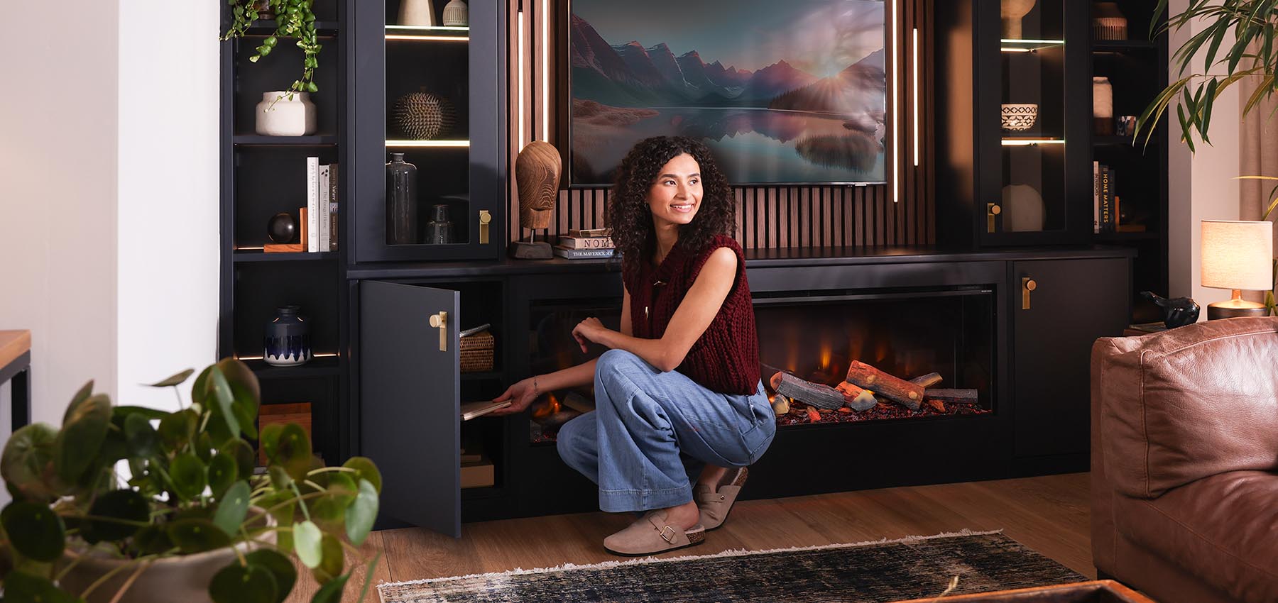 Say hello to bespoke media units with integrated fires | Sharps