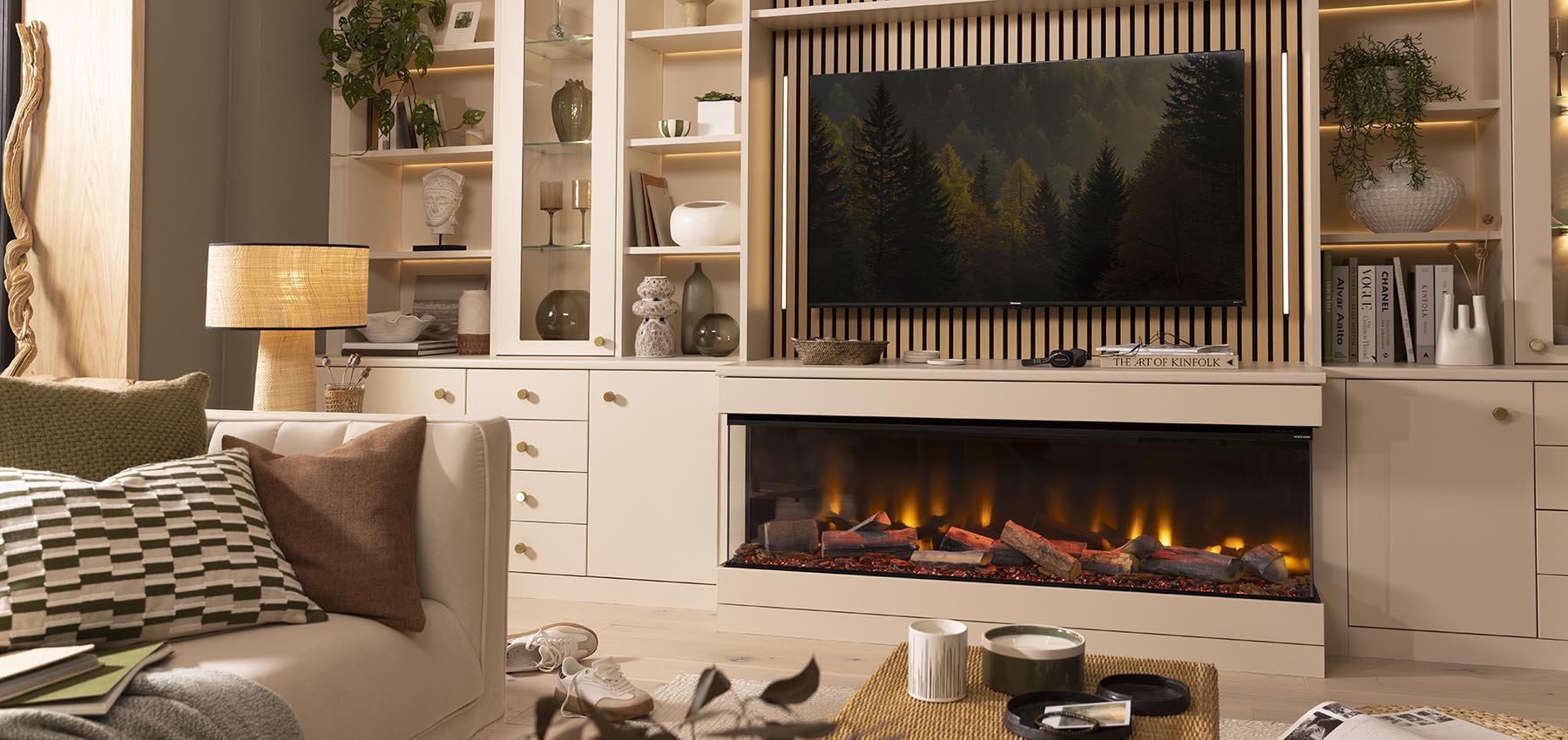 7 ideas for creating storage around a fireplace | Sharps