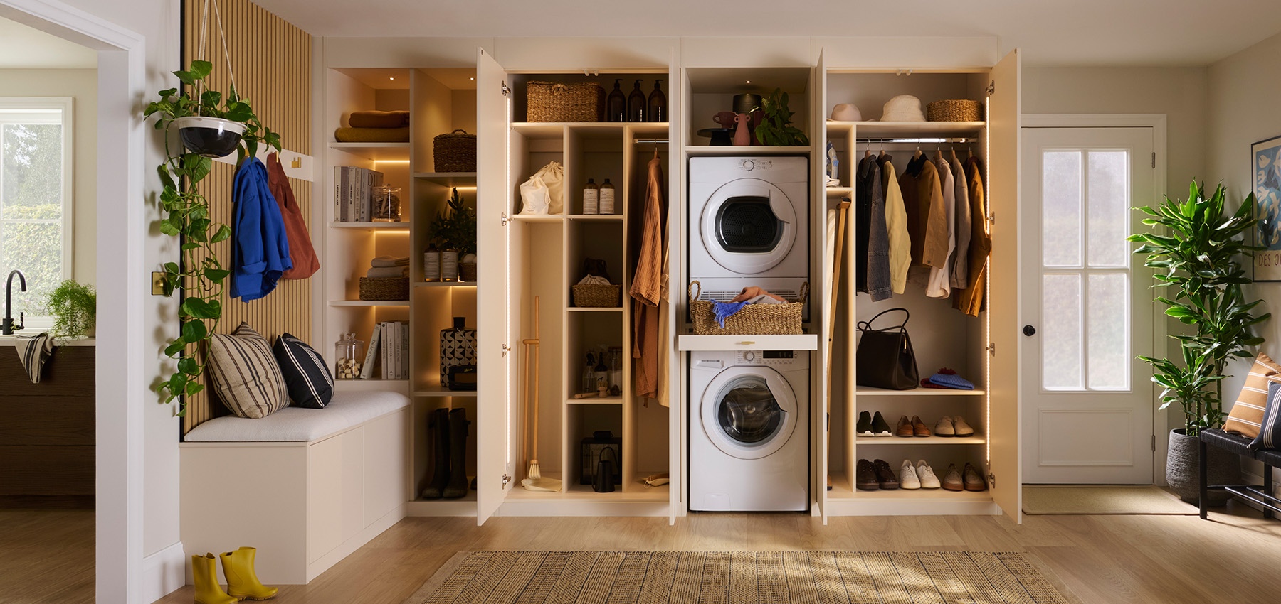 Explore our stylish new utility room storage | Sharps